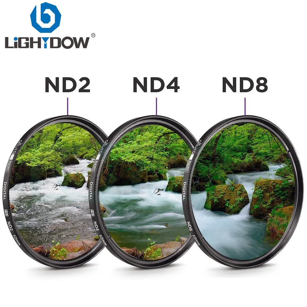Lightdow ND2+ND4+ND8 3 in 1 ND ชุดกรองชุดตัวแปร Neutral Density กรอง ...