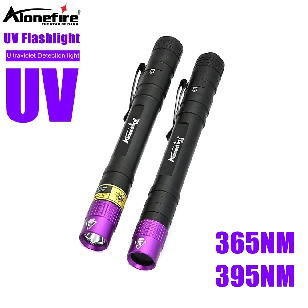 Alonefire SV64 ปากกาไฟฉาย UV 395nm/365nm แสงสีดํา สัตว์เลี้ยง สุนัข แมว ...