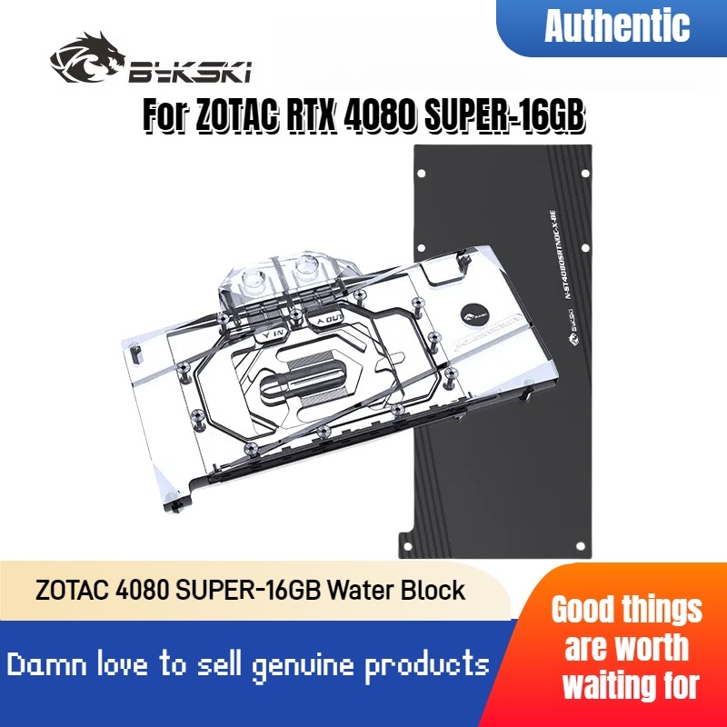 Bykski N-ST4080SRTNOC-X GPU Water Cooling Block สําหรับ ZOTAC RTX 4080 SUPER-16GB กราฟิกการ ์ ด ...
