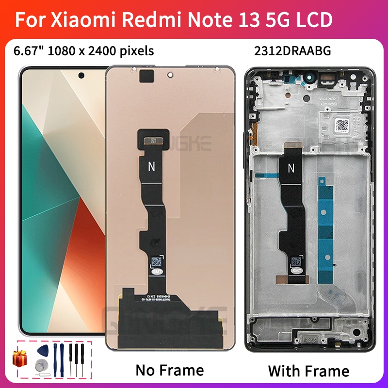 หน้าจอสัมผัส LCD 6.67 นิ้ว สําหรับ Xiaomi Redmi Note 13 5G Redmi Note13 2312DRAABC | Shopee Thailand