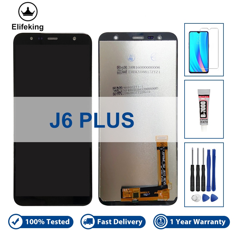 อะไหล่หน้าจอสัมผัส LCD 6.0 นิ้ว 100% แบบเปลี่ยน สําหรับ Samsung Galaxy ...