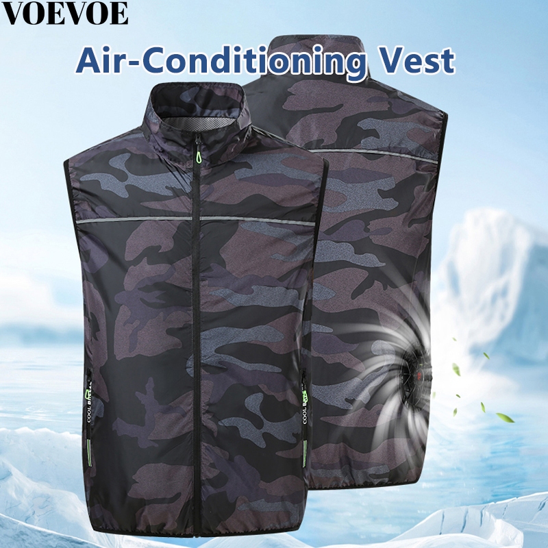 เสื้อกั๊ก VOEVOE Fan ปรับอากาศ | Shopee Thailand