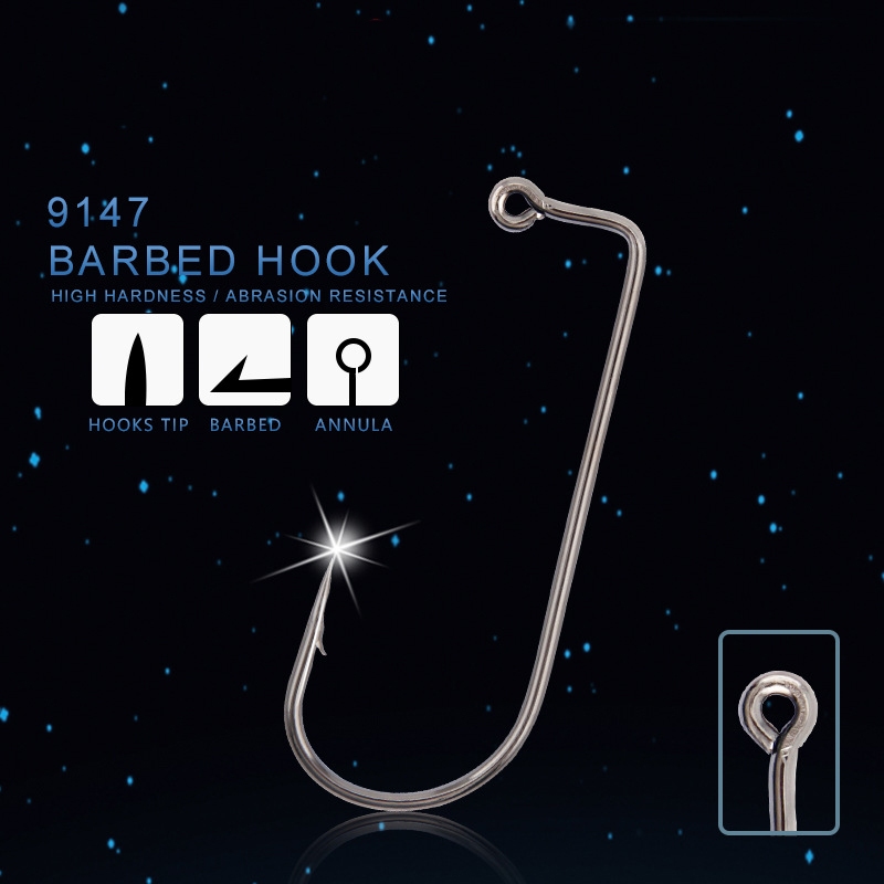 10 pcs lot fishhook โลหะ fishhook 90 องศามุมขวา hook ตกปลา Perch Sea Bass Hard เหยื่อเหยื่อตกปลา ...