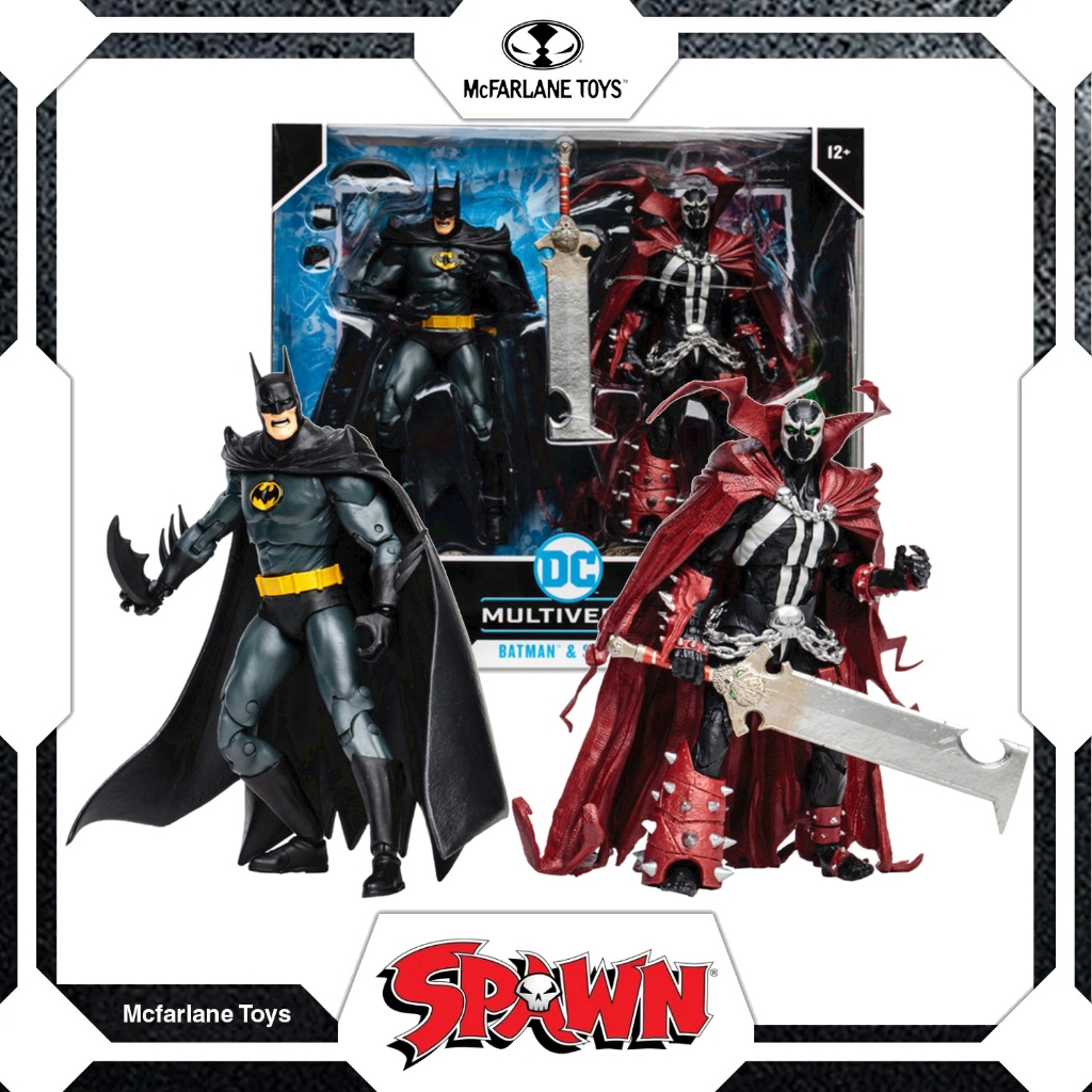 Mcfarlane ของเล่น SPAWN COMICS BATMAN & SPAWN (BASED ON COMICS BY TODD ...