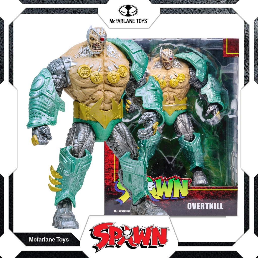 Mcfarlane ของเล่น Spawn Comics OVERTKILL 10 นิ้ว Movable Figures Action Figure Collectible ...