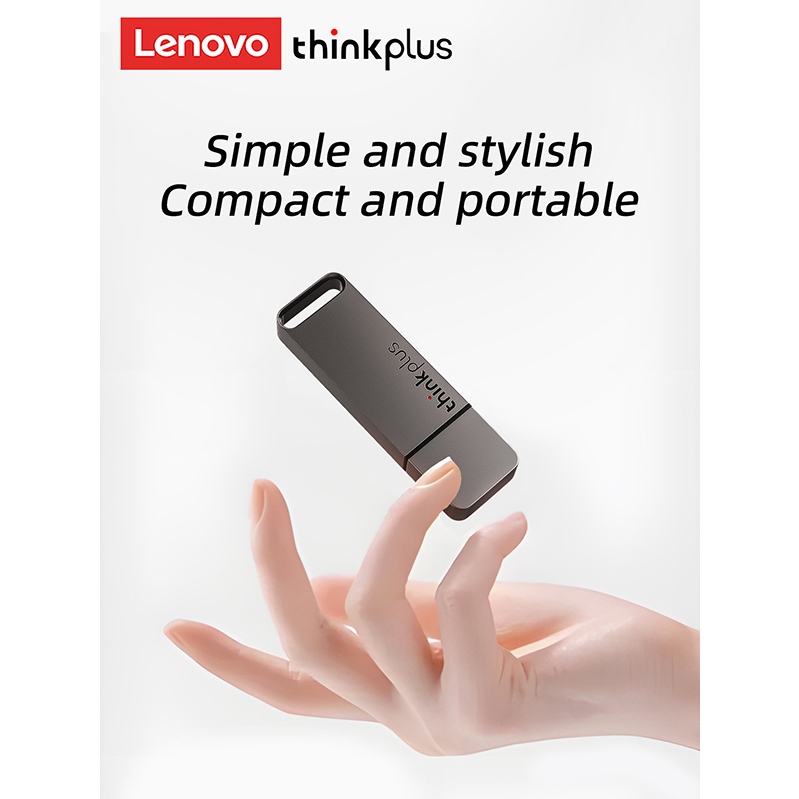 Lenovo-thinkplus แฟลชไดรฟ์ USB 3.1 3.1 32GB 64GB 128GB 256GB TU100 ขนาด ...