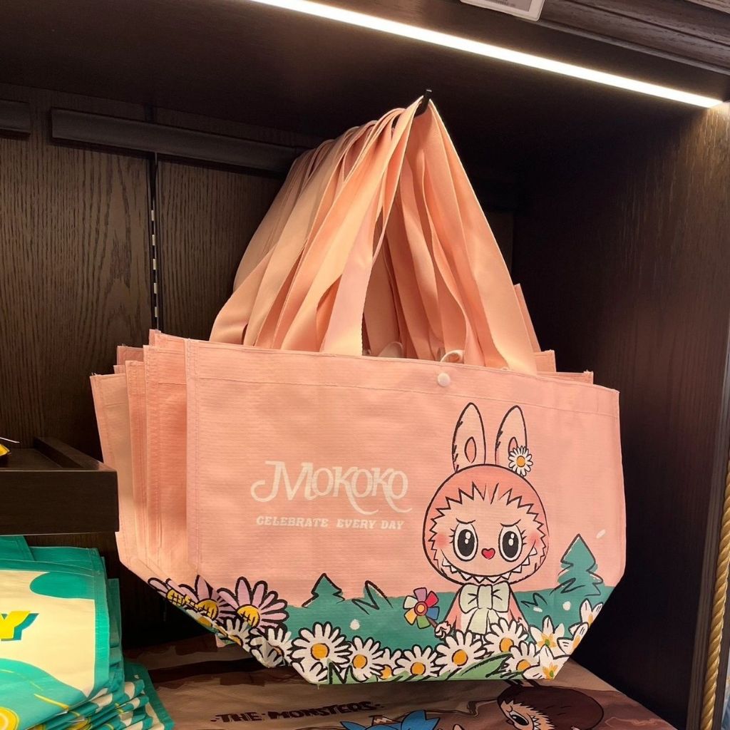 QIANLUO [สินค้าใหม่ ในสต็อก] POP LAND LABUBU/MOKOKO/DIMOO Shopping Bag ...