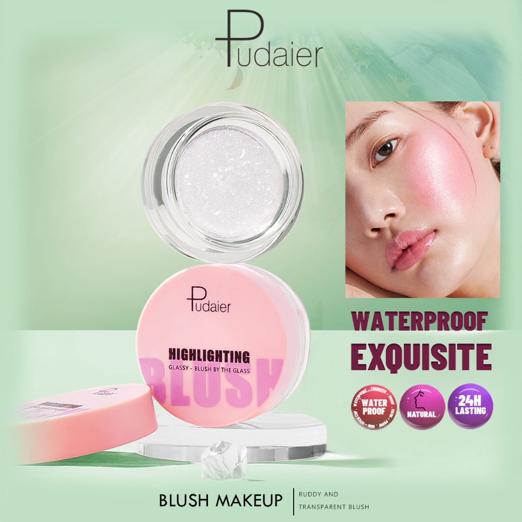 Pudaier บลัชออนเนื้อครีม เปลี่ยนสีตามอุณหภูมิ ติดทนนาน | Shopee Thailand