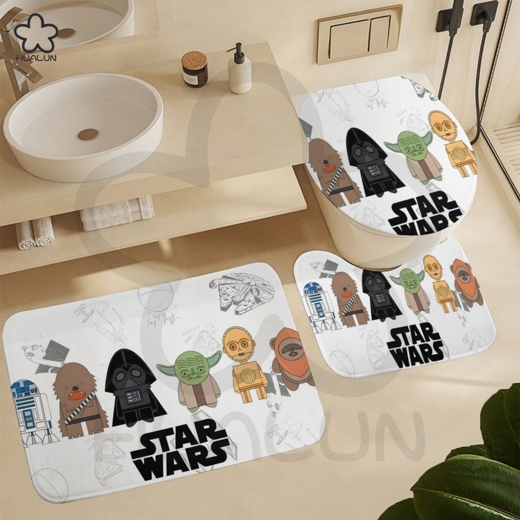 เสื ่ อปูพื ้ นกํามะหยี ่ Star Wars Coral ชุดสามชิ ้ น เสื ่ อปูพื ้ น ...