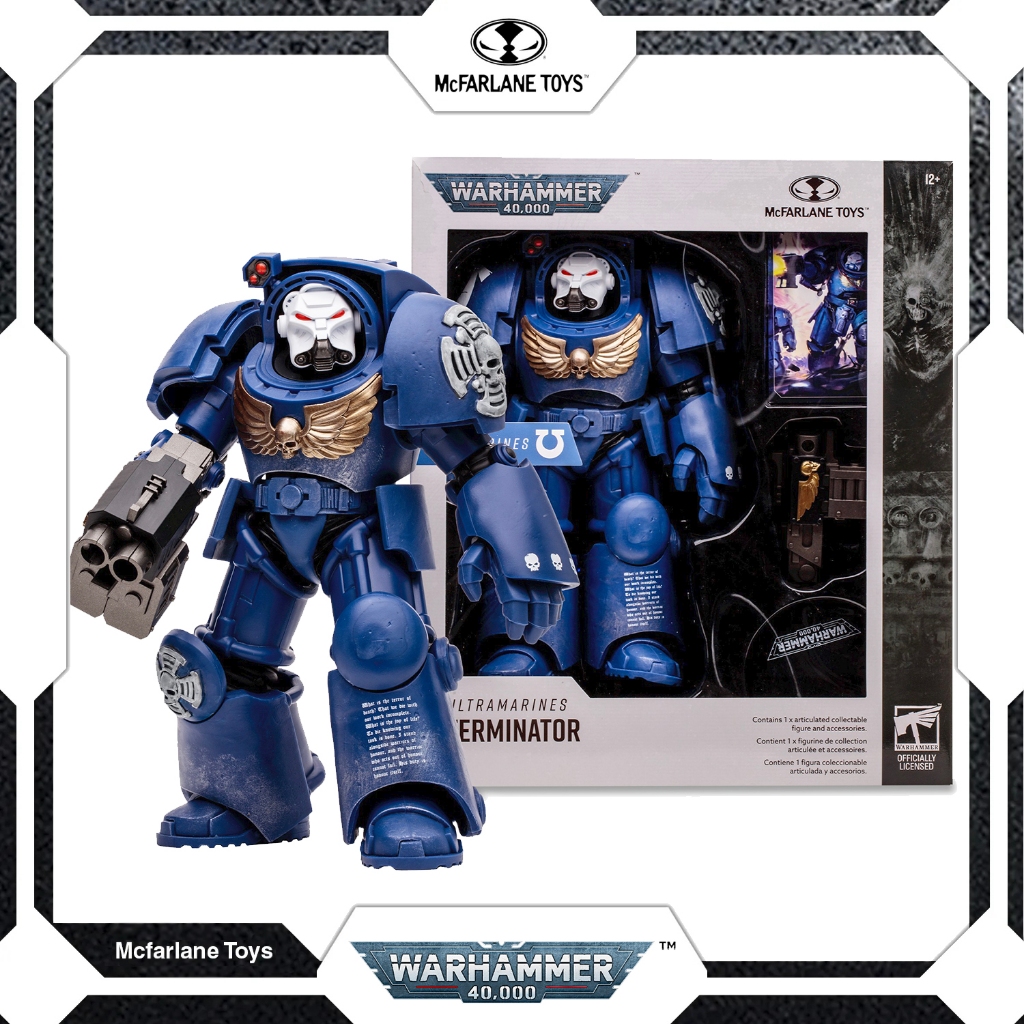 Mcfarlane ของเล่น Warhammer 40,000 Ultramarines Terminator DC ...