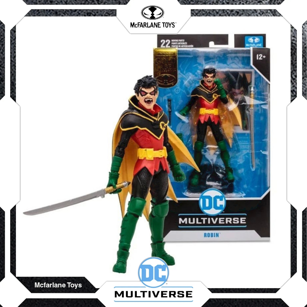 Mcfarlane Toys DC Multiverse, Vampire Robin Gold Label Now Available ...