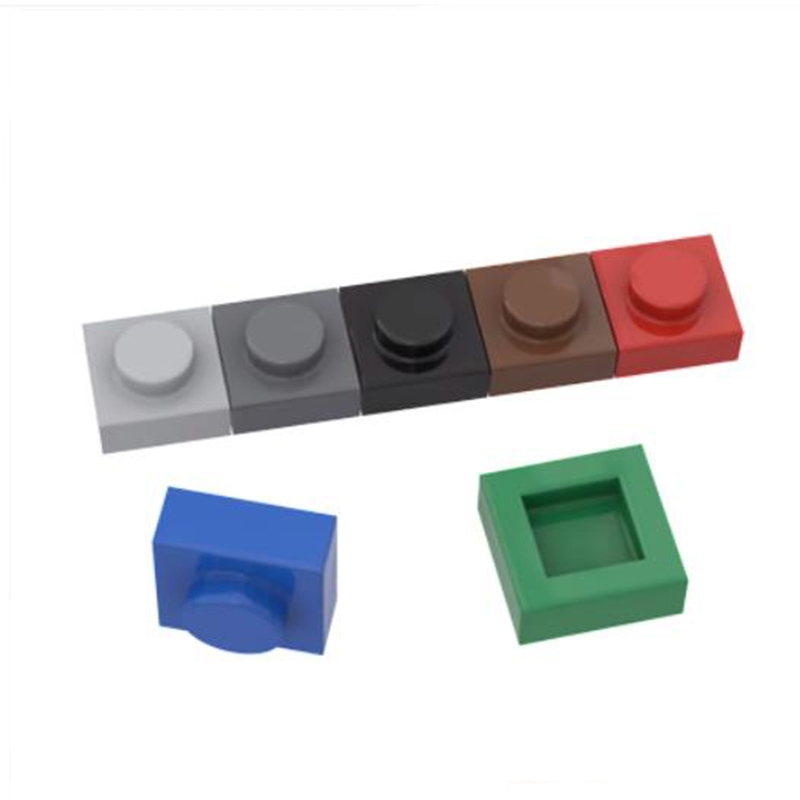 20 ชิ้น DIY Building Blocks บาง 1x1 จุดการศึกษา Assemblage ก่อสร้างของ ...