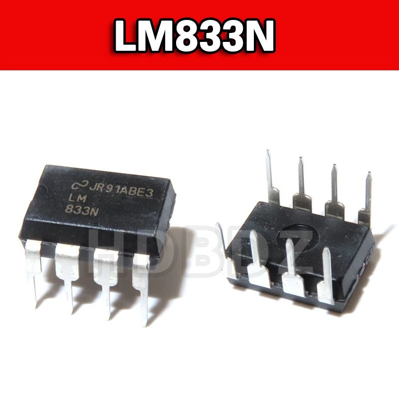 15PCS LM833N LM833 DIP8 Dual Channel Low Noise Operation Amplifier ชิป IC JR91ABE3 | Shopee Thailand