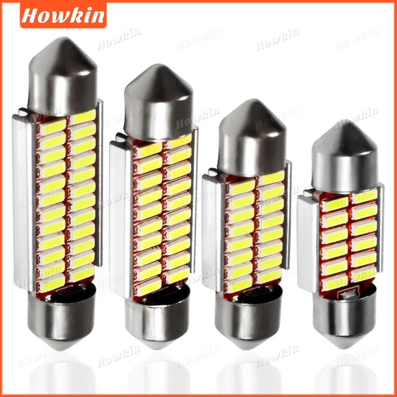 31 มม.36 มม.39 มม.41 มม.C5W C10W 4014 SMD LED CANBUS รถ Festoon โคมไฟโดมไฟ | Shopee Thailand
