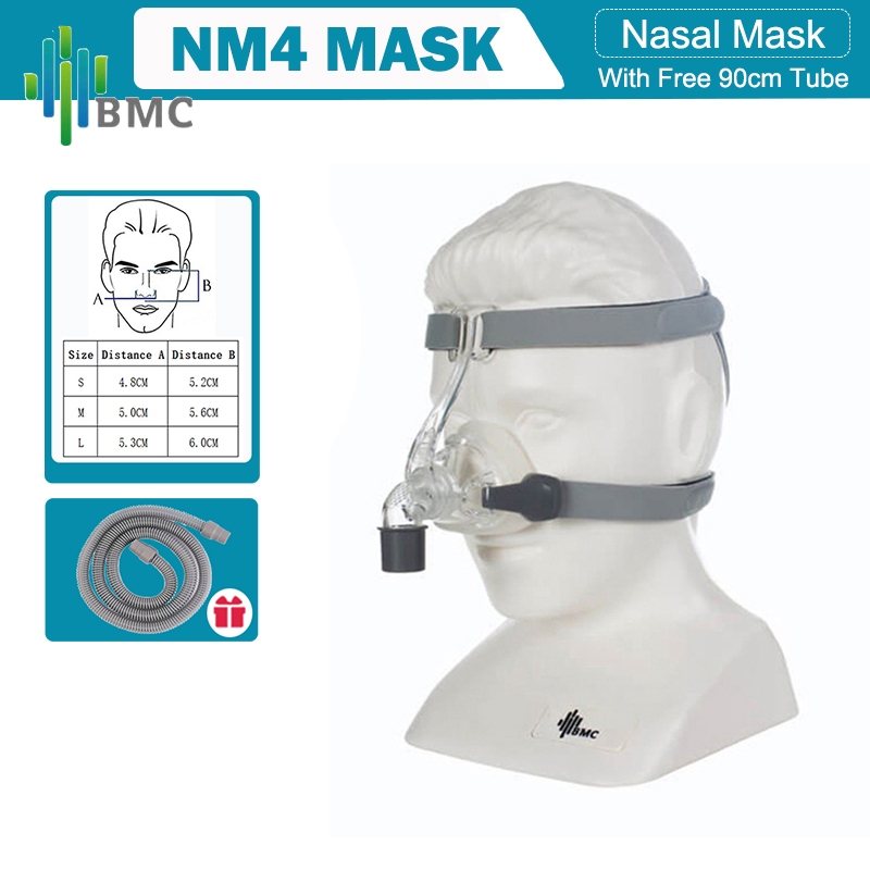 Bmc NM4 CPAP Chloroform หน้ากากปิดจมูก พร้อมอุปกรณ์ สําหรับการนอนหลับ ...