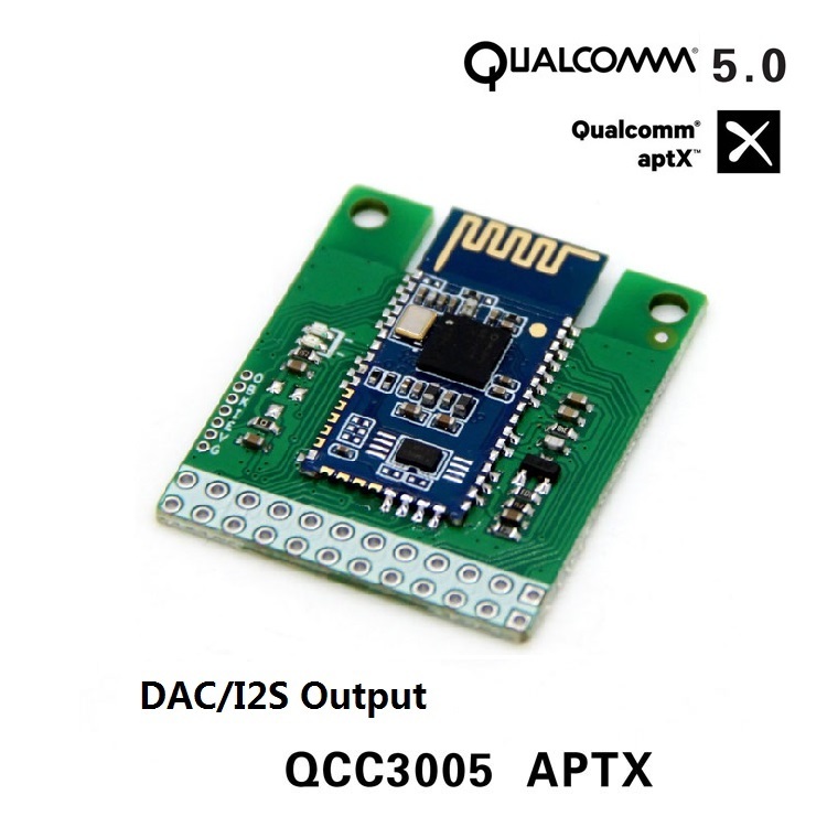 Qualcomm QCC3005 Low-power Bluetooth V5.0 โมดูลเสียง APTX Lossless การบีบอัด Analog I2S เอาต ์ ...