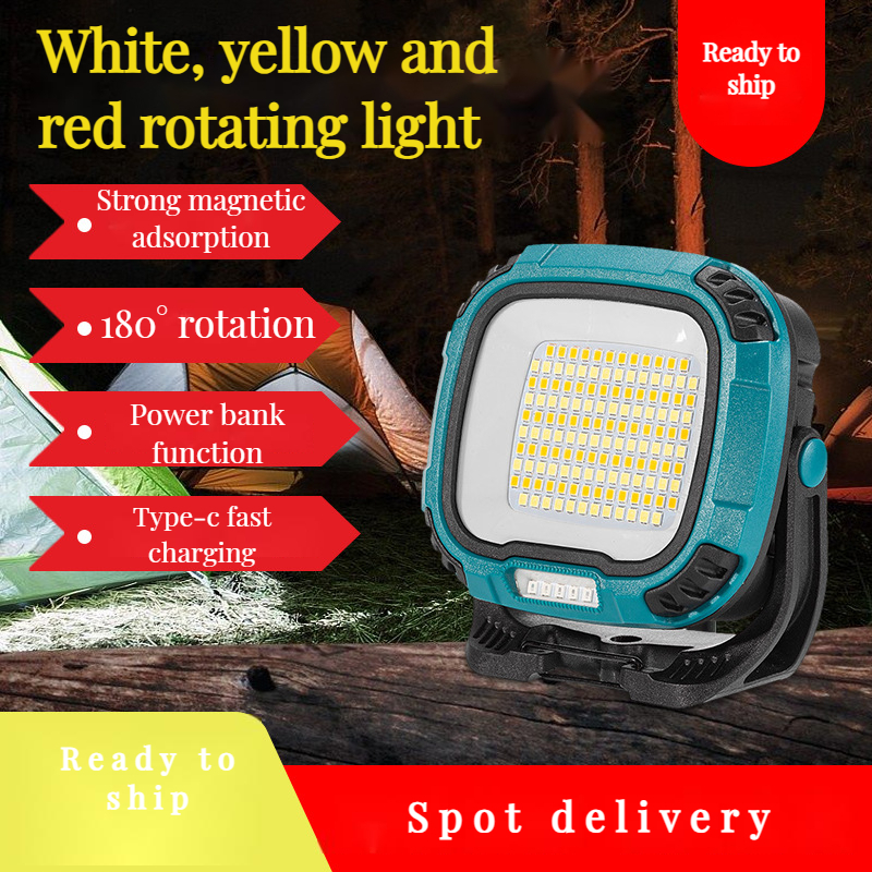 อัพเกรด Multi-functional Work Light Strong Magnetic เทป Snap COB Work Light Type-C ชาร ์ จแบบ ...