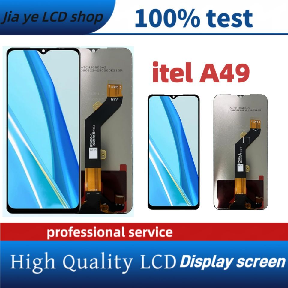 อะไหล่หน้าจอสัมผัสดิจิทัล LCD แบบเปลี่ยน สําหรับ Itel A49 A661L ...