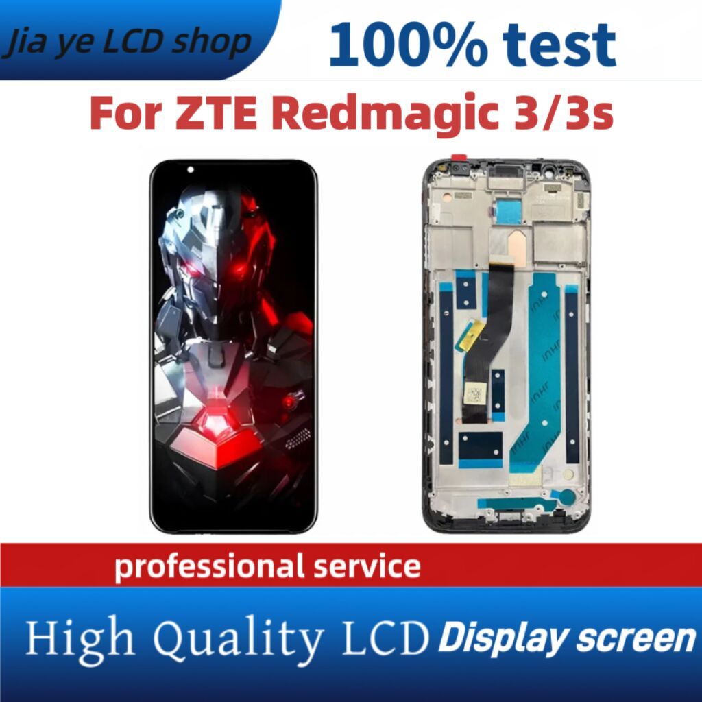 Original Amoled สําหรับ ZTE Nubia Red Magic 3 NX629J จอแสดงผล LCD Touch ...