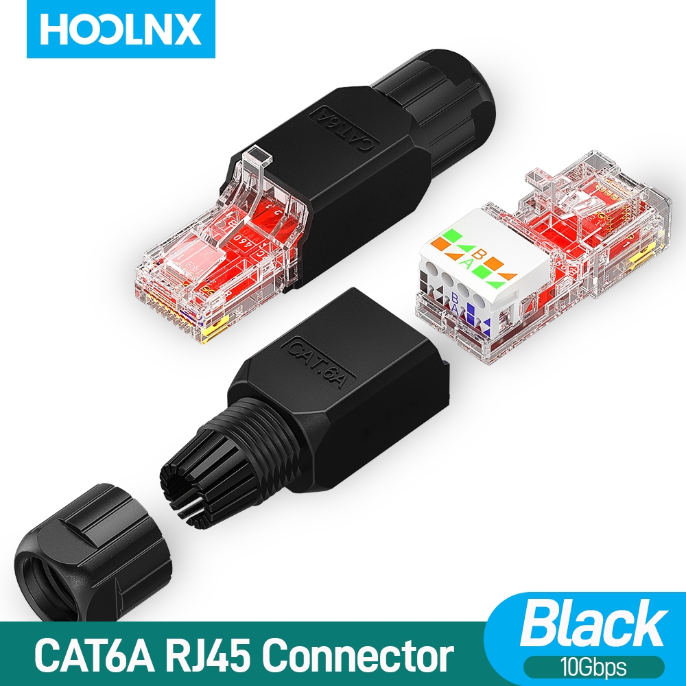 Hoolnx เครื่องมือฟรี RJ45 Connector, เครื่องมือน้อย UTP CAT6 CAT6A ...