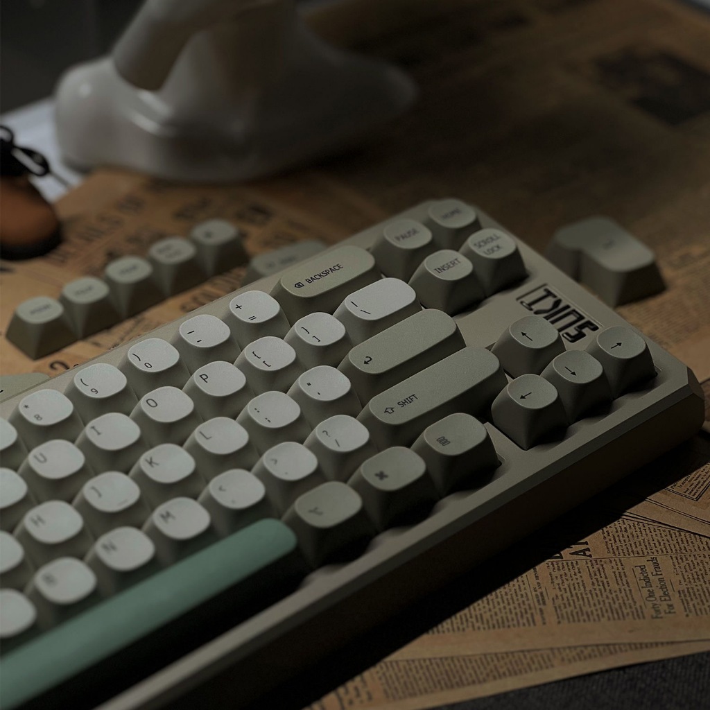 Minimalist retro keycaps pbt sublimation MA สไตล์ keycaps pbt ระเหิด MA ...
