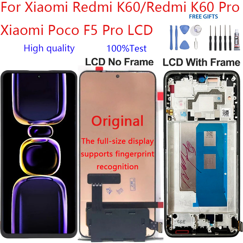 สําหรับ Xiaomi Redmi K60/Redmi K60 Pro Xiaomi Poco F5 Pro จอแสดงผล LCD ...