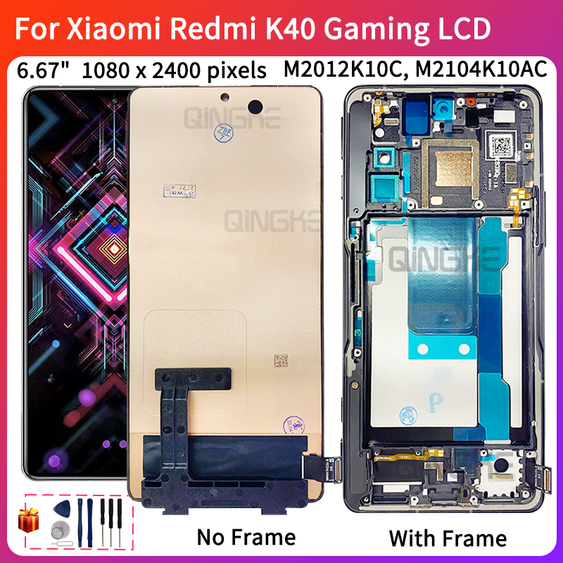 สําหรับ Xiaomi Redmi K40 Gaming OLED จอแสดงผล LCD หน ้ าจอสัมผัส ...