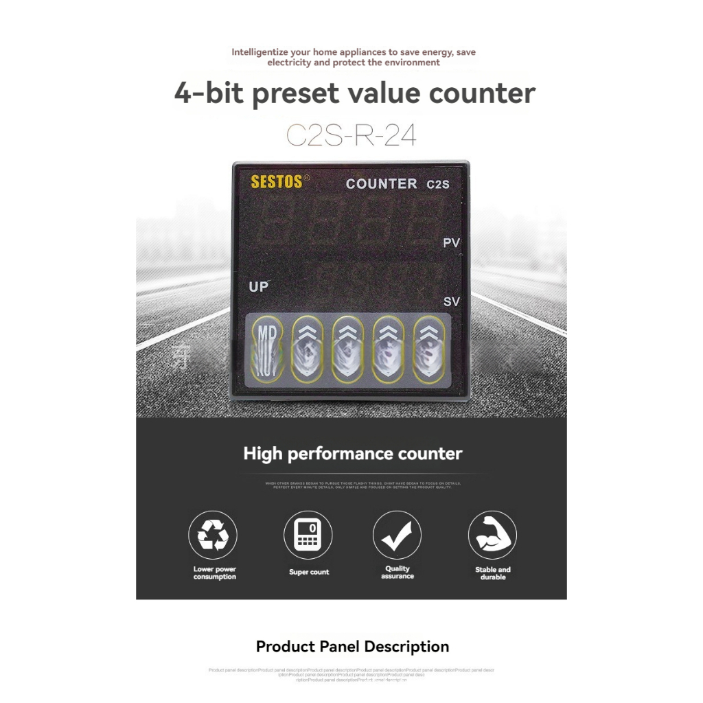 Sestos Digital Preset Scale Counter Tact Switch Register 24V 220V CE ...