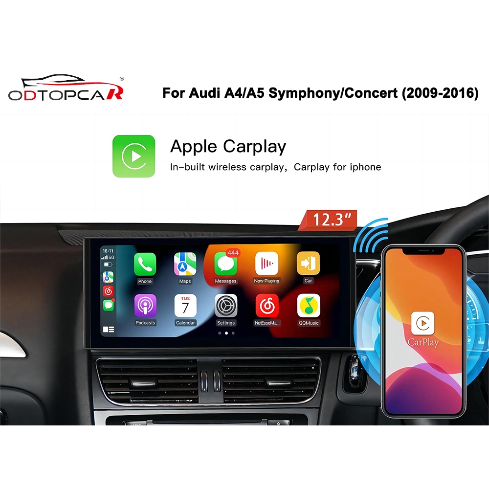 สําหรับ Audi A5 S5 RS5 8T ( RHD คอนเสิร ์ ต Symphony 12.3 นิ ้ วหน ้ า ...