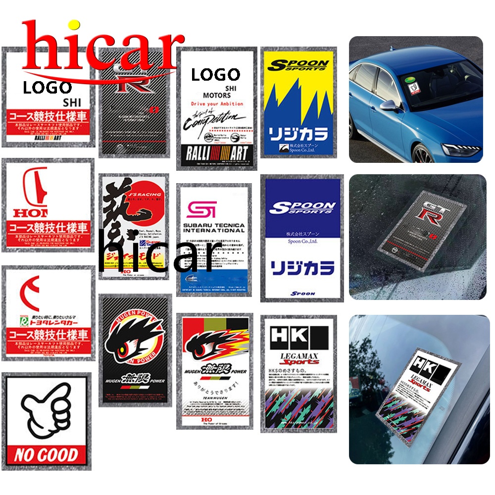 Jdm ช ้ อน HKS STI Ralliart กีฬากระจกรถยนต ์ ไฟฟ ้ าสถิตสไตล ์ ญี ่ ปุ ่ นดัดแปลงสติกเกอร ์ ...