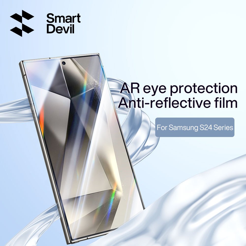 SmartDevil กระจกนิรภัย ป้องกันฝุ่น สะท้อนแสง HD สําหรับ Samsung S24Ultra S24+ S24 | Shopee Thailand