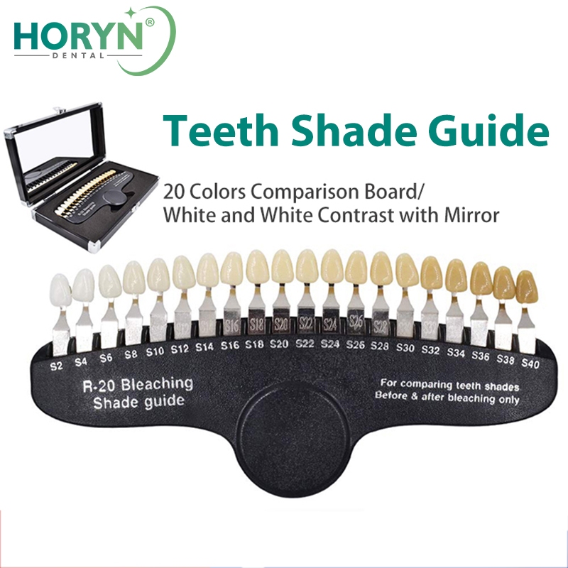 Professional 3D Shade Guide ฟัน Shade Chart Board Color Comparator ฟัน ...