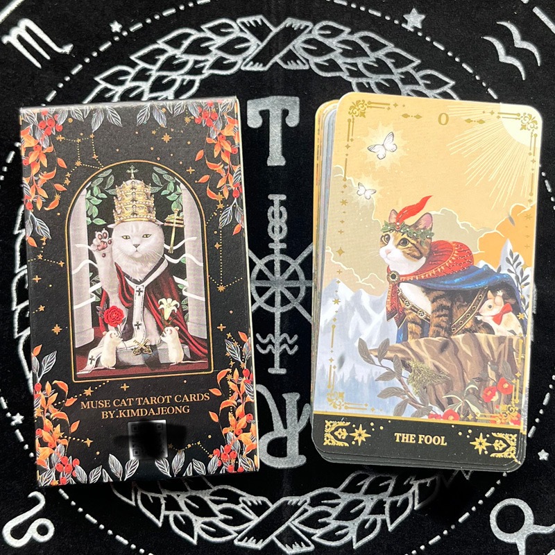 Muse CAT TAROT MUSE CAT TAROT CARDS การ์ดปรับแต่งภาษาอังกฤษ | Shopee ...