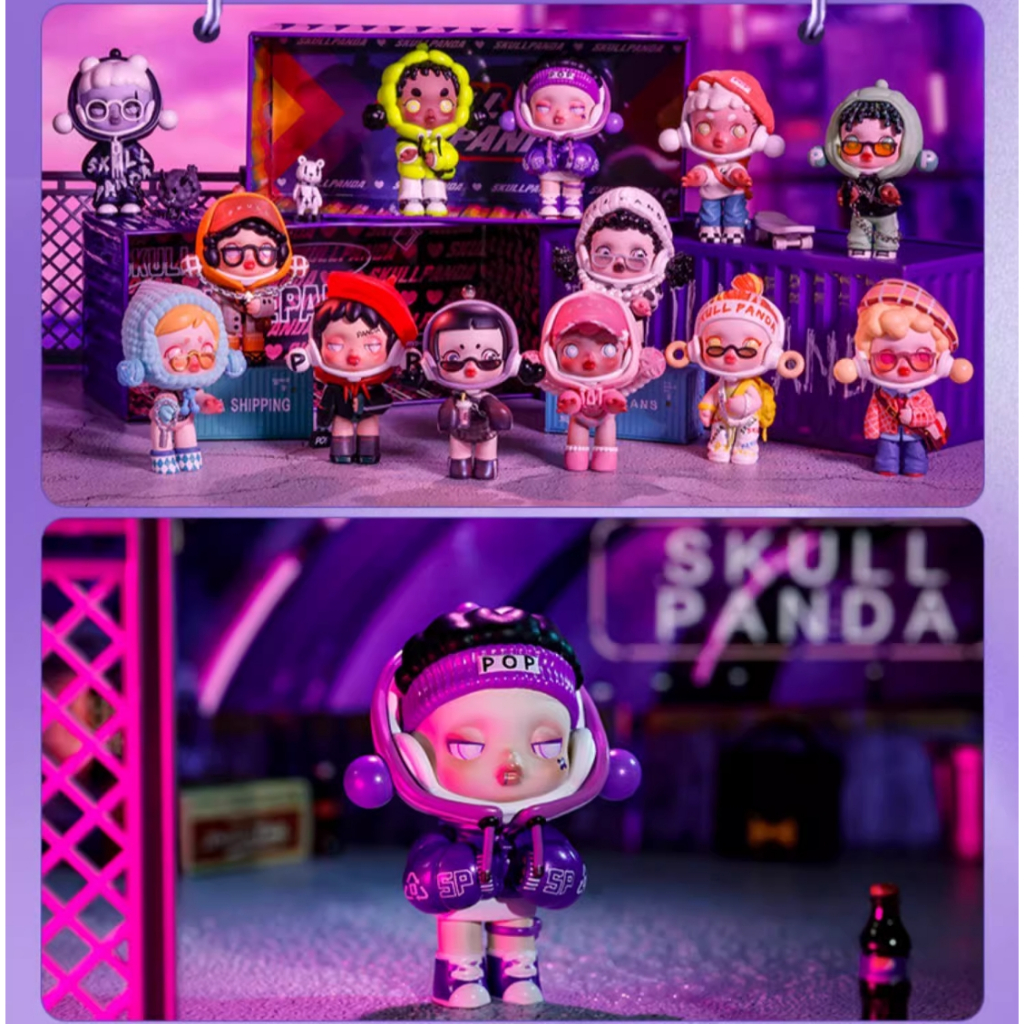 Popmart SKULLPANDA Bear Meow Fever Series กล่องสุ่มตุ๊กตา | Shopee Thailand