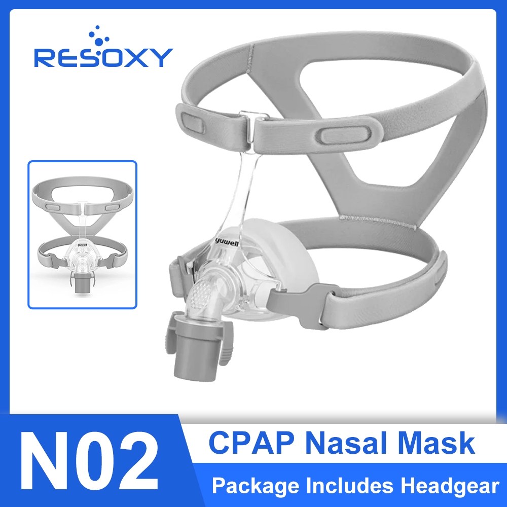 Cpap Nasal Mask หมวกและหัวเข ็ มขัดแบบปรับได ้ สําหรับ CPAP Auto CPAP ...