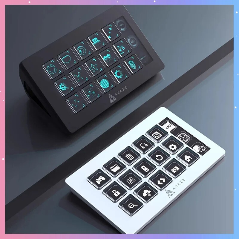 ⭐Ajazz AKP153 Stream Deck Controller Console 15 Macro Keys Trigger Actions ในแอปและซอฟต ์ แวร ์ ...