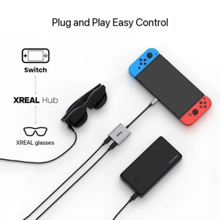 Xreal Hub 120hz 2IN1 USB-C PD Fast Charging Adapter อะแดปเตอร ์ วิดีโอ ...