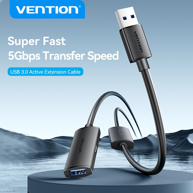 Vention USB 3.0 Type-A ชายถึง Type-A หญิง Active Extension Cable 5Gbps ...