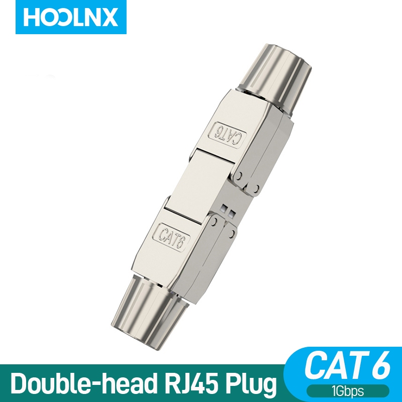 Hoolnx Double Head RJ45 Connector CAT7 CAT6A Toolless Network Cable ...