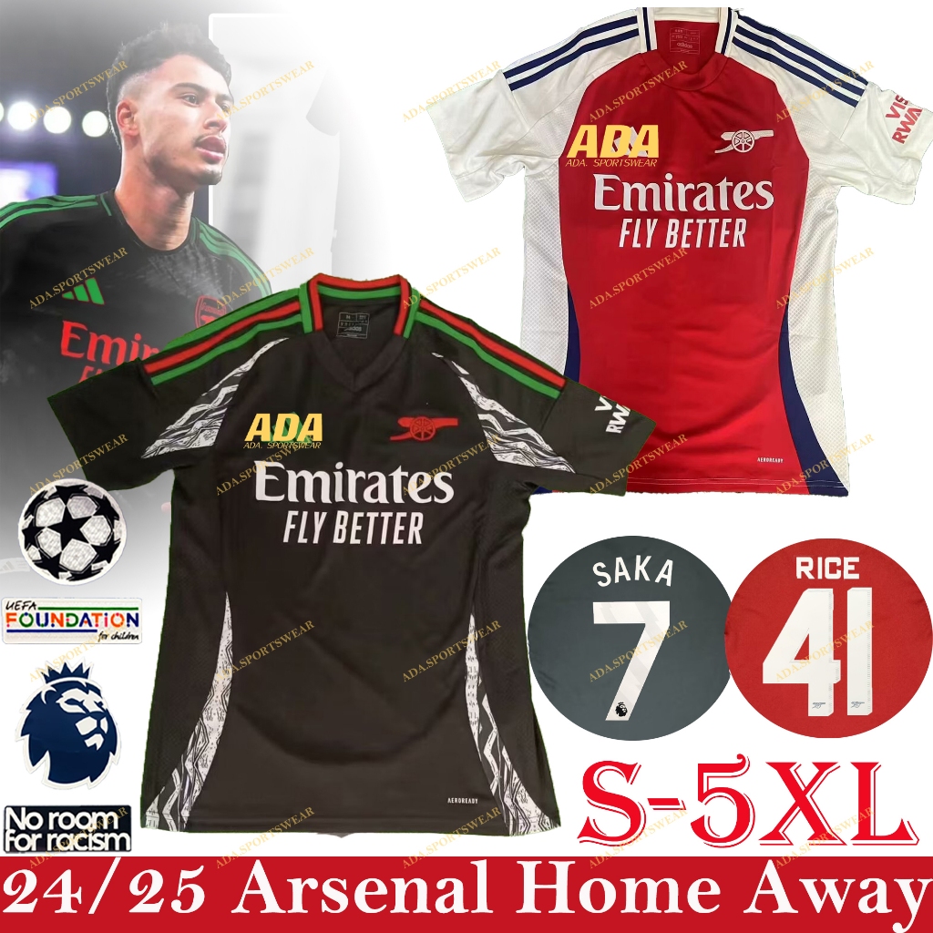 [Fans/S-5XL ] 24/25 ARS ASL Home Away Soccer Jersey Sports Men Fans ...