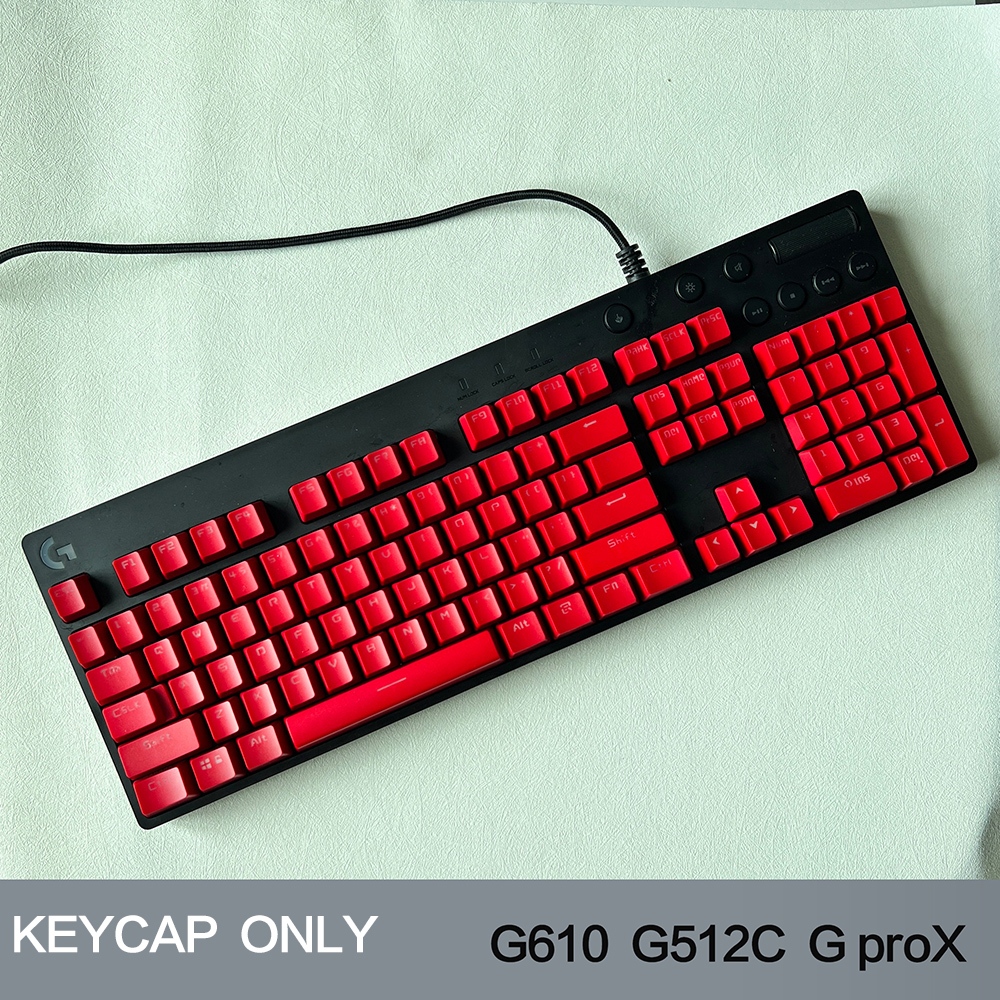 สําหรับ Logitech G610 keycap / G512C/GPRO X /K835/K845/ keycap PBT แบบอักษรแบ ็ คไลท ์ | Shopee ...