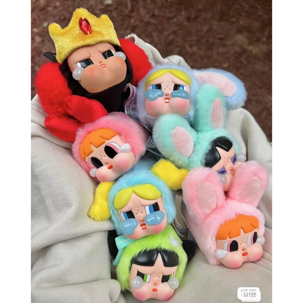 Popmart POPMART CRYBABY Crying Baby Powerpuff Girls Series ไวนิล Face ...