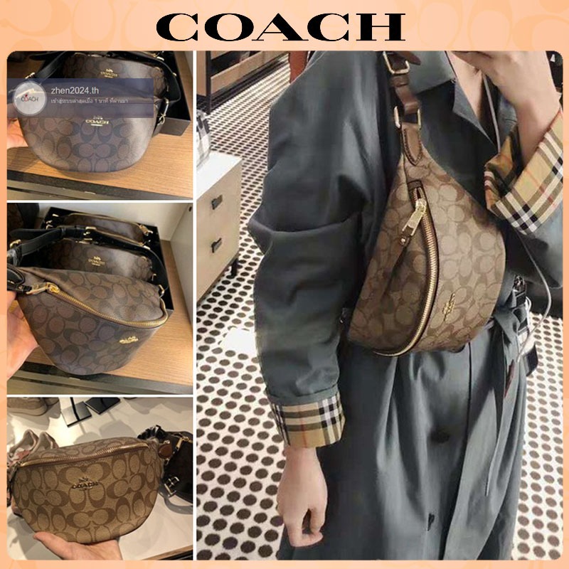 ของแท้ 100% Coach กระเป๋าคาดเอวและกระเป๋าหน้าอกผู้หญิง F48740 | Shopee ...