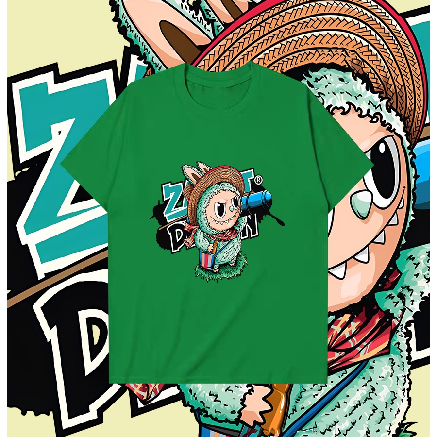 เสื้อยืดขนาดบวก rocket festival & labubu รูปแบบ น่ารักสุด เสื้อลาบูบู้ ...