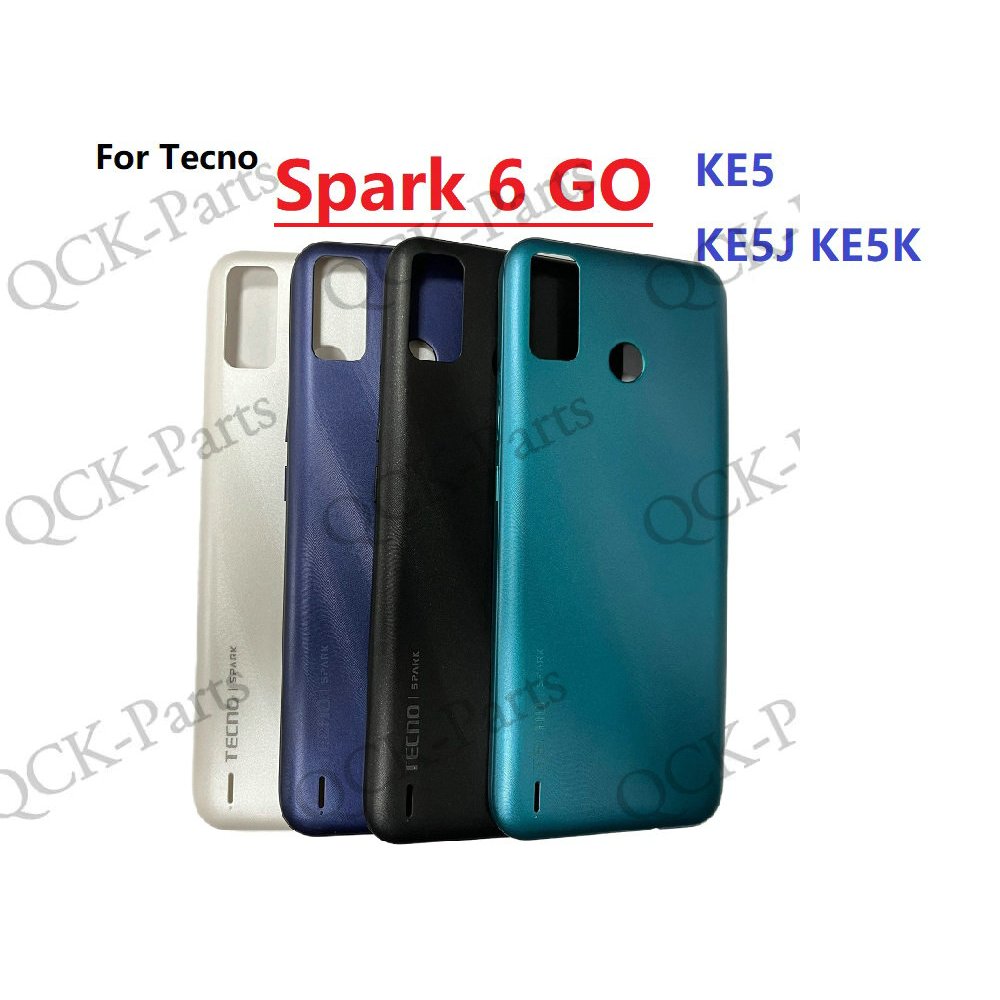 ฝาหลังแบตเตอรี่สําหรับ Tecno Spark 6 GO KE5 KE5J KE5K ด้านหลังด้านหลังประตูกรณี | Shopee Thailand