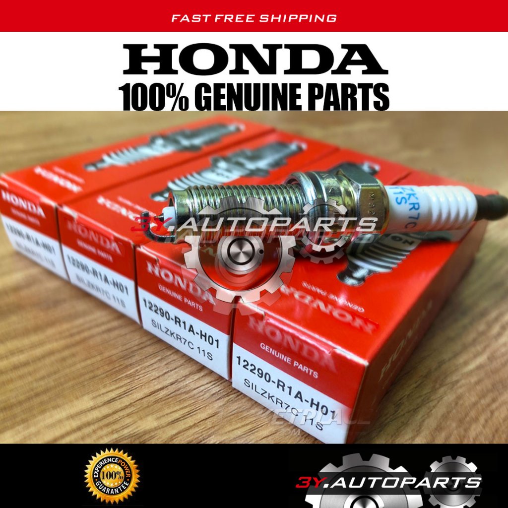 Ngk IRIDIUM SPARK PLUG 12290-R1A-H01 ( 4 ชิ ้ นเหมาะสําหรับ Honda Civic ...