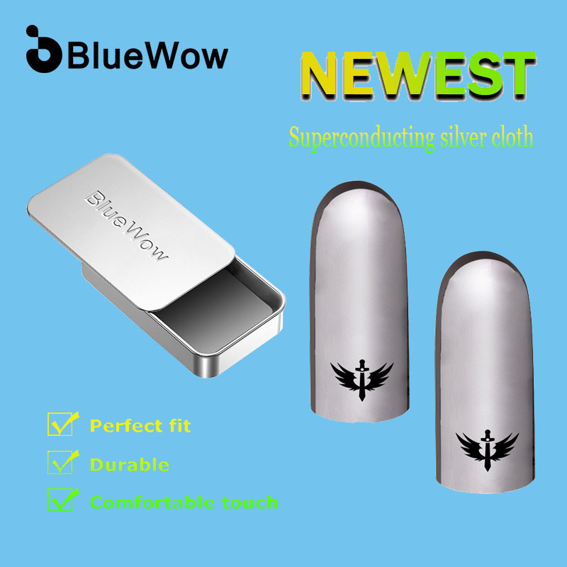 Bluewow Fallen Angel New Silver Cloth Double Hand ปลายนิ้ว Anti Slip ...