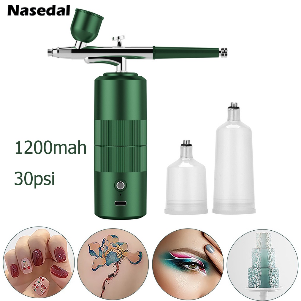 Cordless Airbrush Paint Tool Water Oxygen Injector Face Skin Care Spray ...