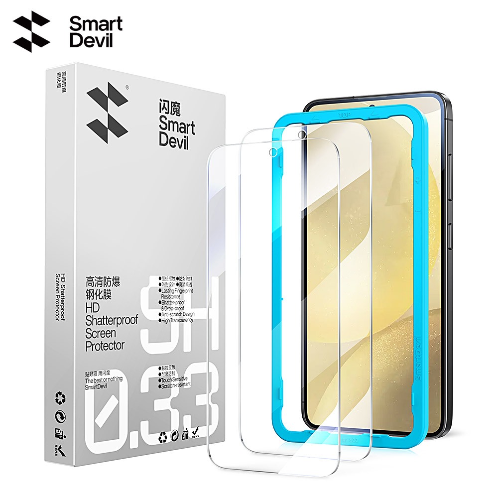 Smartdevil กระจกนิรภัยสําหรับ Samsung S25/S24ultra/S23 +/S22 Anti-Peep ฟิล์มเต็มห่อเต็มหน้าจอ ...