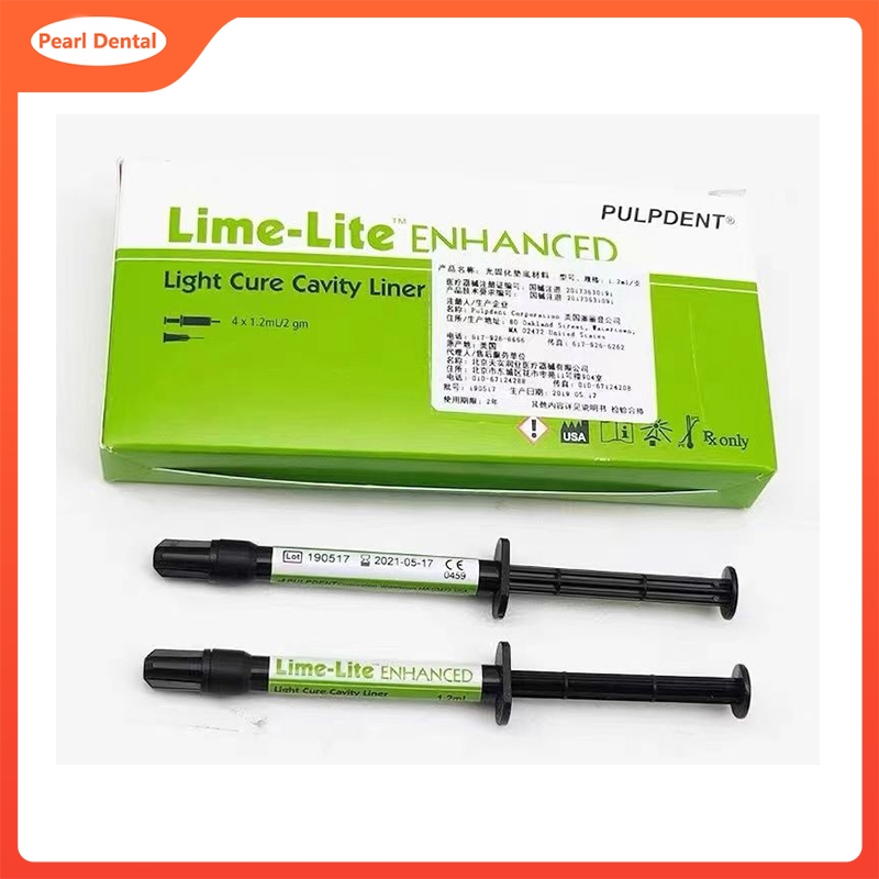 Us Pulpdent Lime-lite Light Cure Cavity ด ้ านล ่ าง 1.2ml/2g วัสดุทันต ...